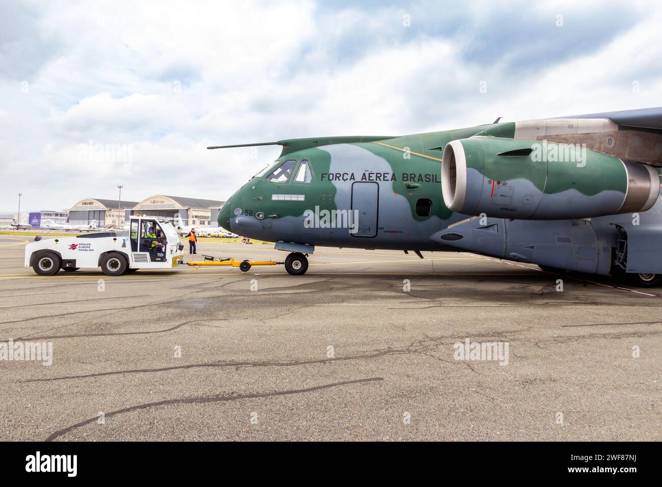 Brazilian Air Force Embraer KC-390 Millennium military transport plane ...