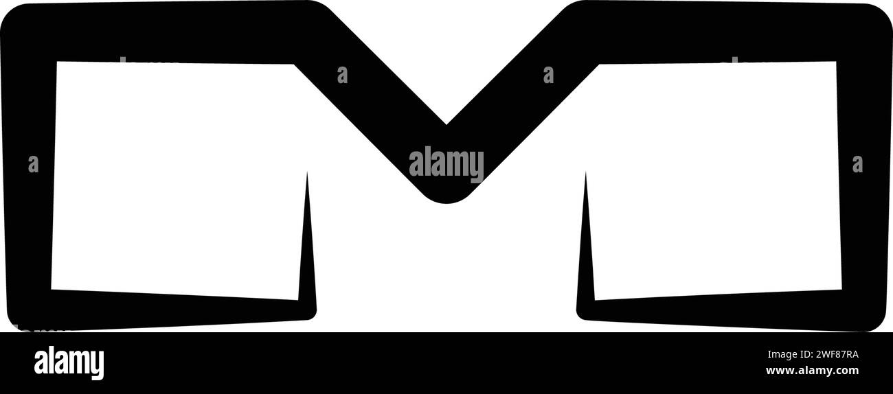 Black Letter M Logo Letter M Logo Hi Res Stock Photography And Images