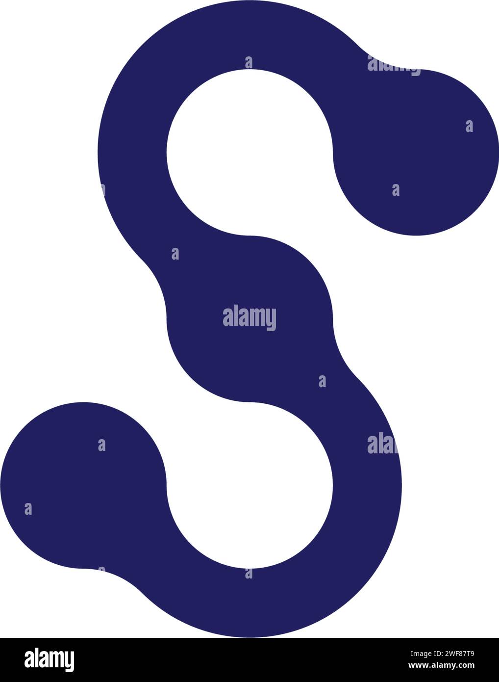 blue letter s logo geometric icon symbol Stock Vector Image & Art - Alamy