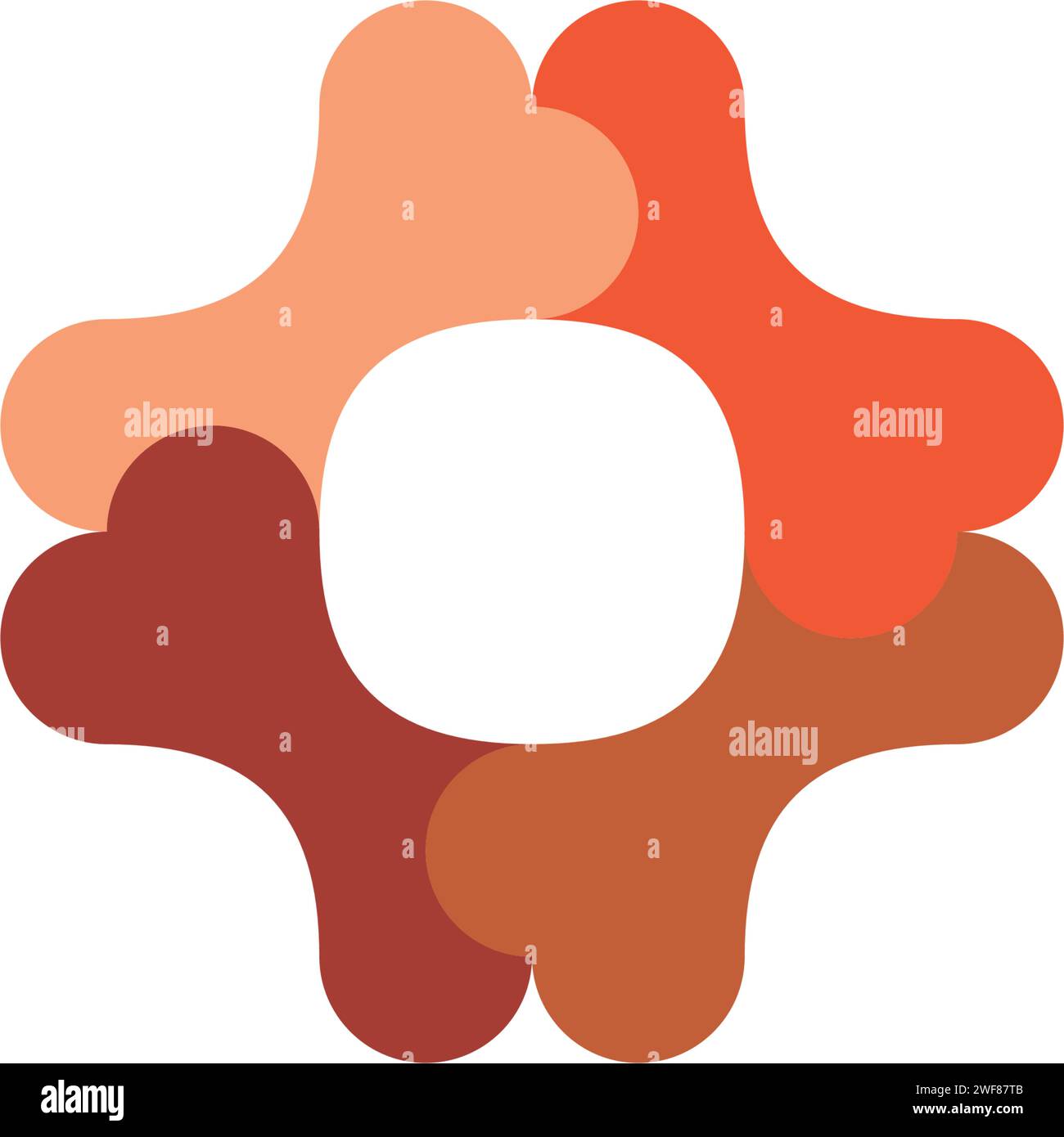 Dog bone logo Cut Out Stock Images & Pictures - Alamy