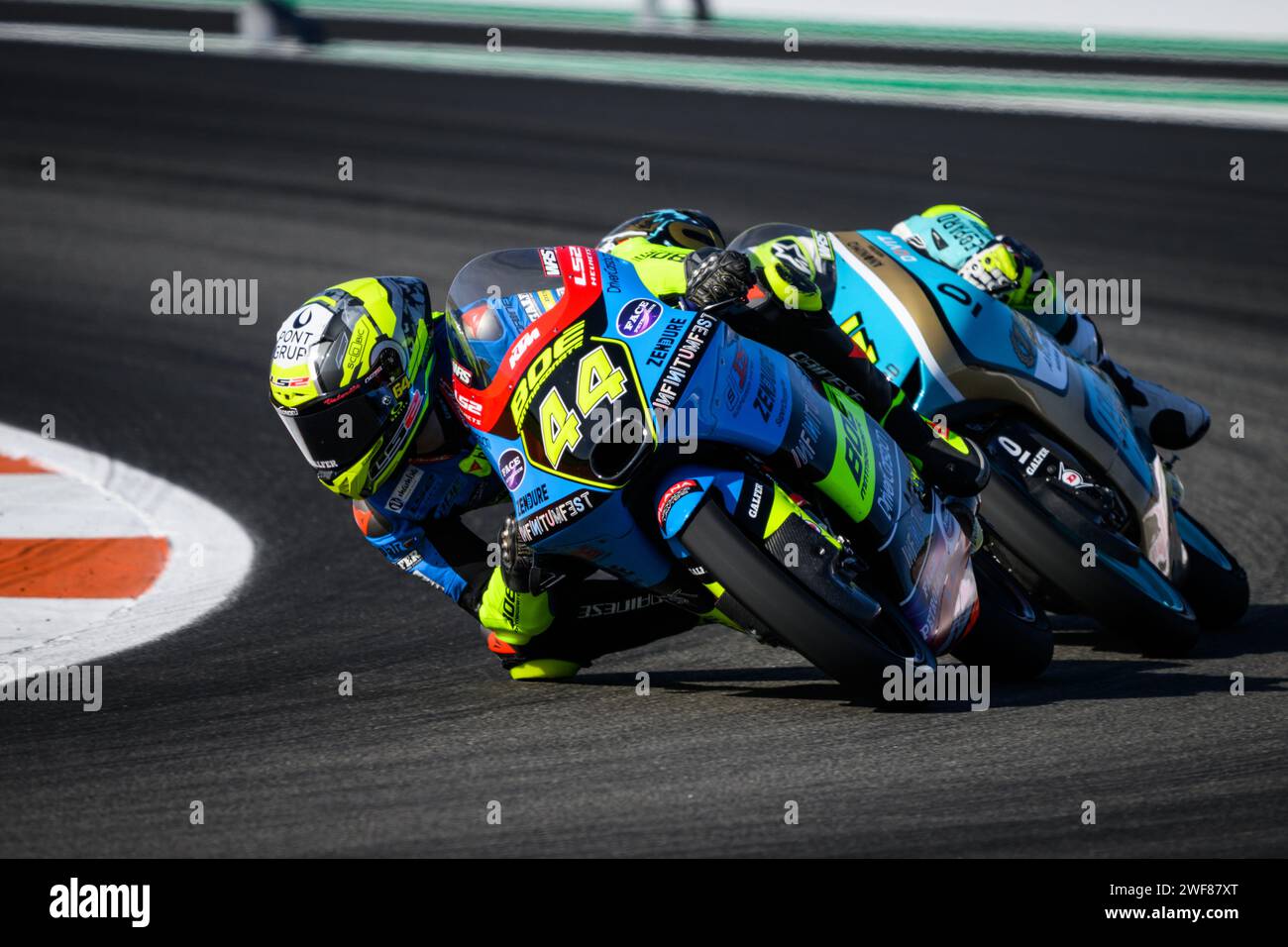 Spanish Moto3 rider David munoz of BOE team during the race at the ...