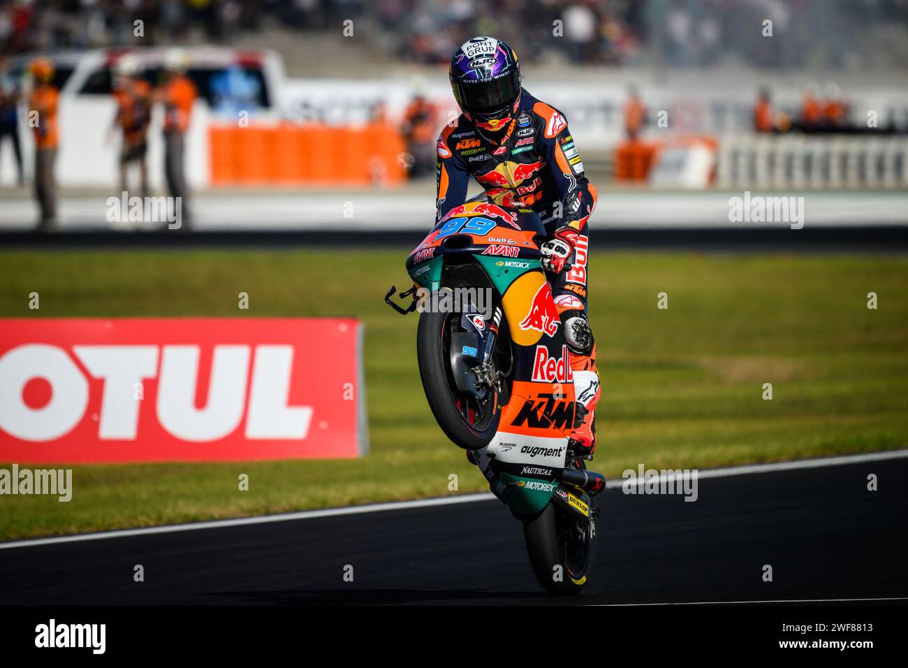 Spanish Moto3 rider Jose Antonio Rueda of Red Bull KTM Ajo team at ...