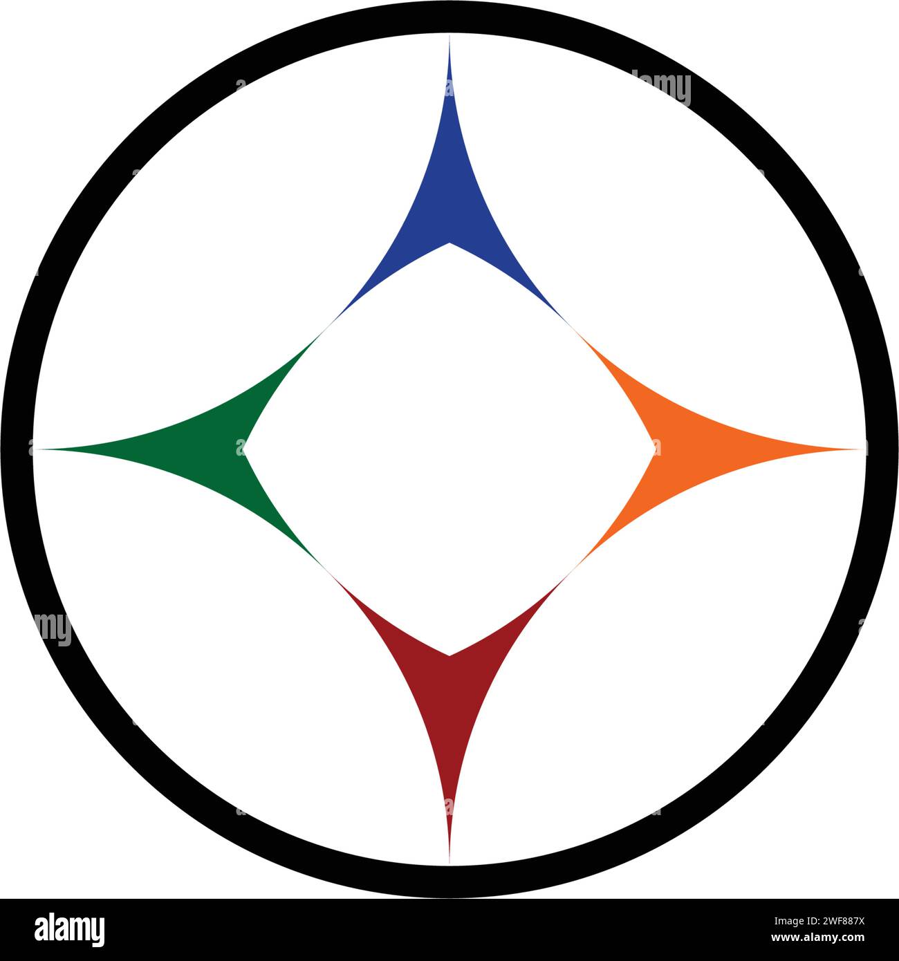 compass navigator logo vector design Stock Vector Image & Art - Alamy