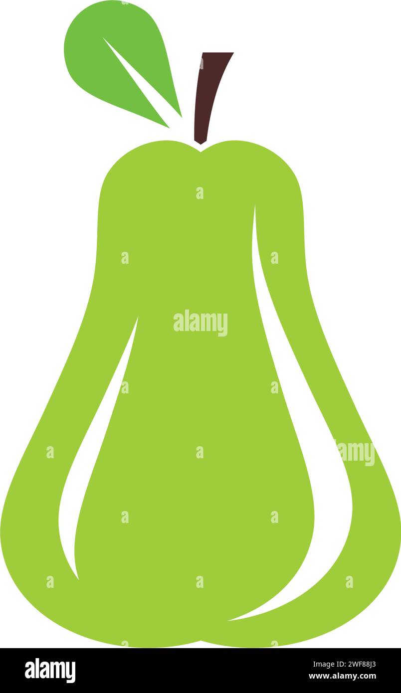 Pear fruit clipart Stock Vector Images - Alamy