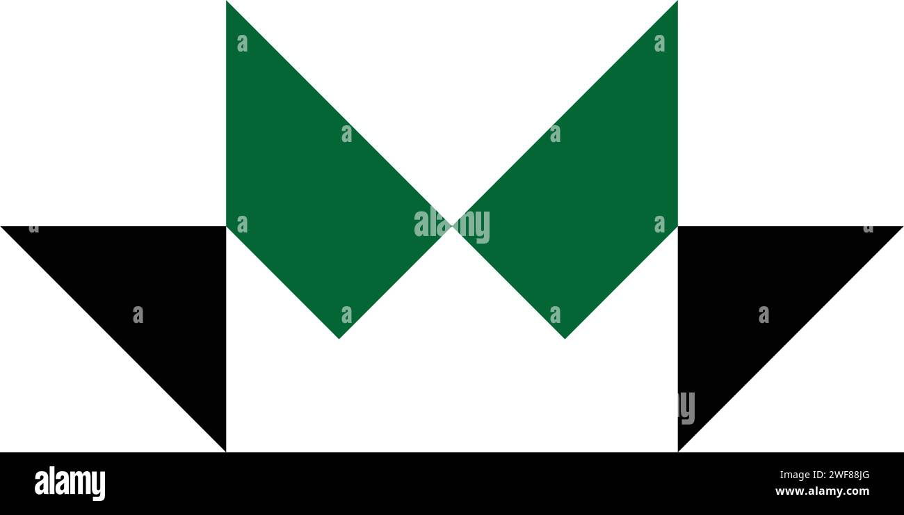 geometric letter m logo vector sign design Stock Vector Image & Art - Alamy