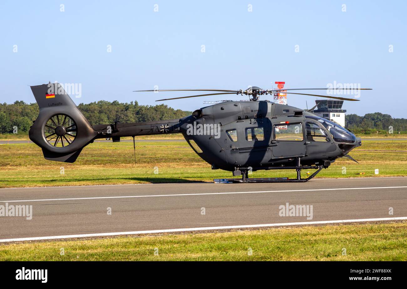 Airbus Helicopters H145M helicopter of the German Air Force at Kleine-Brogel air base. Peer ...