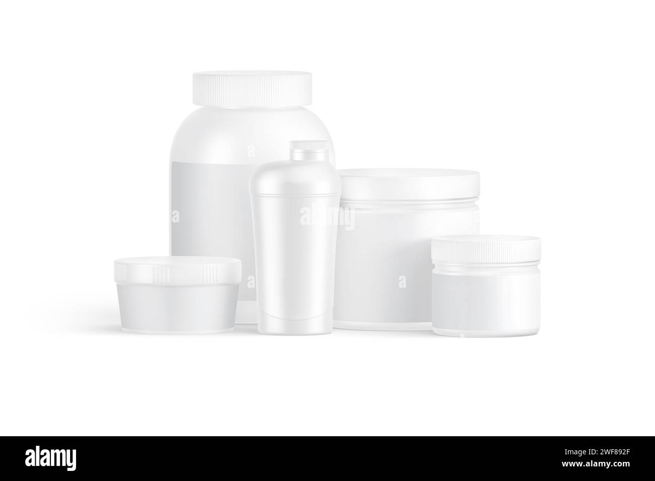 Sport supplement jar 3d hi-res stock photography and images - Alamy