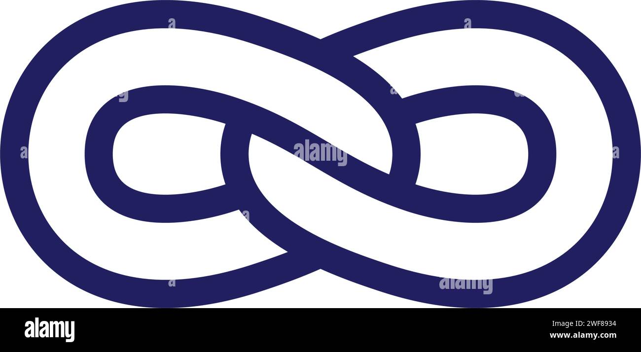 Infinity chain logo hi-res stock photography and images - Alamy
