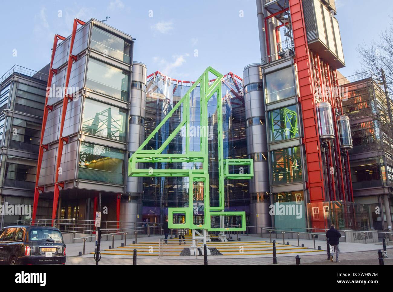 London, UK. 9th January 2024. Exterior view of the Channel 4 ...