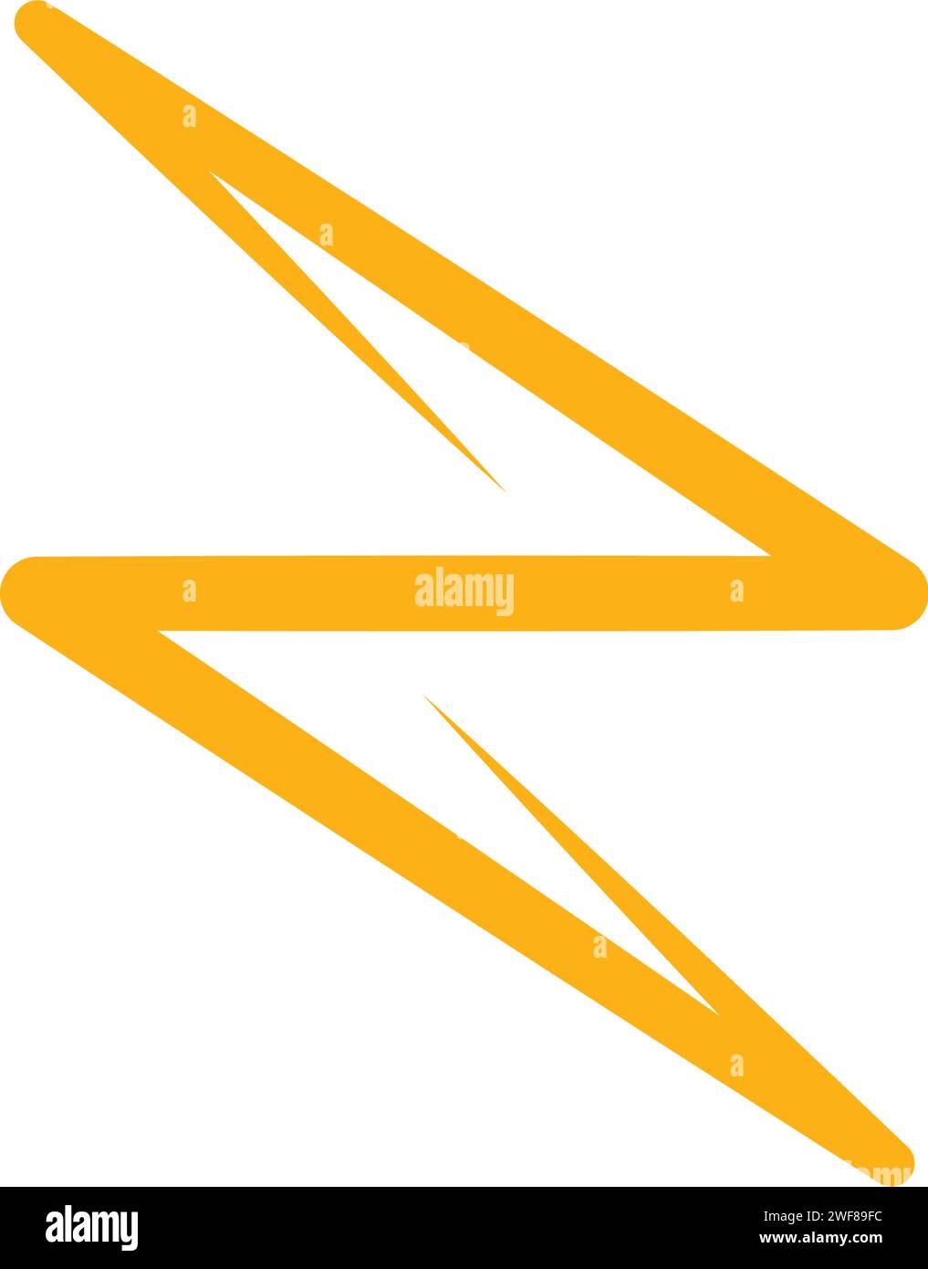 letter z thunder bolt logo vector design Stock Vector Image & Art - Alamy