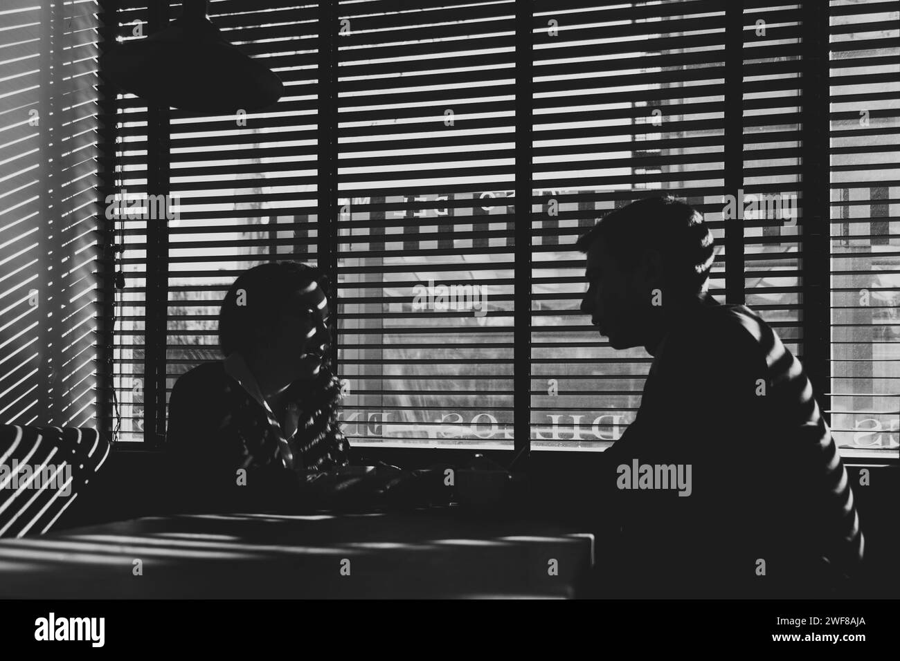 Sunlight filtering through window Black and White Stock Photos & Images ...