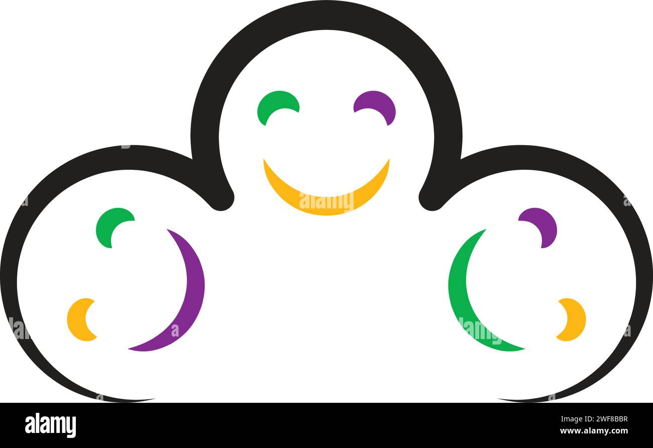 Kids happy faces fun Cut Out Stock Images & Pictures - Alamy