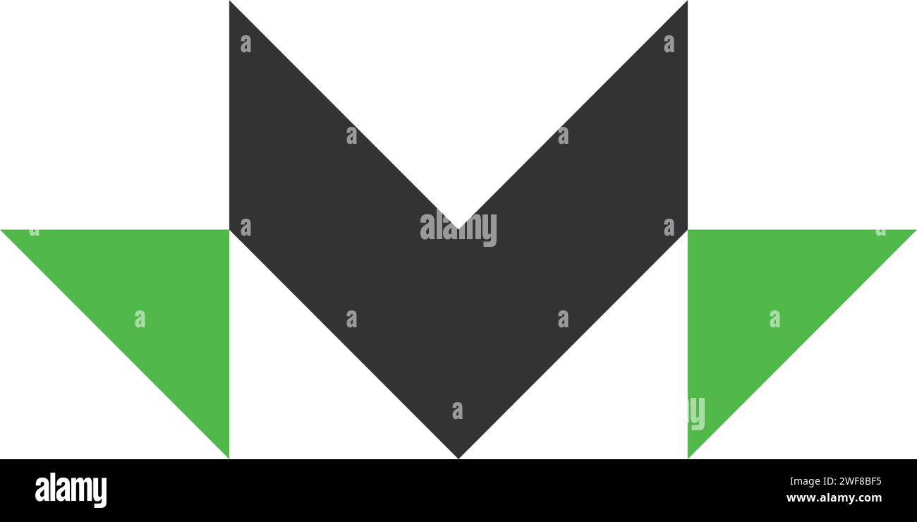 Simple m logo hi-res stock photography and images - Alamy