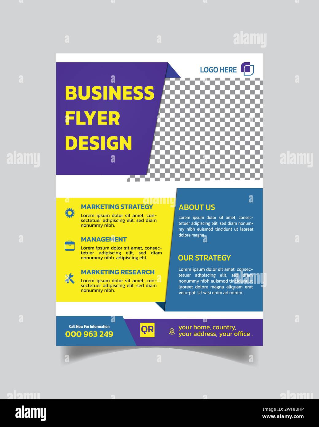 Styling Unique Corporate Business Flyer and Creative Business Leaflet ...