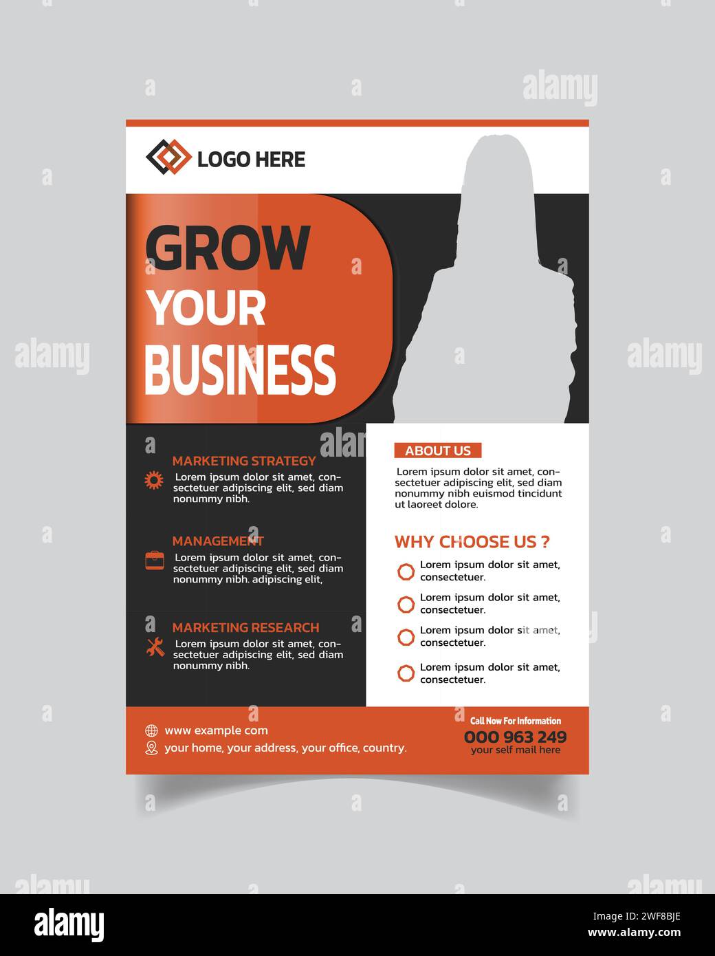 Wonderful Modern Business Flyer and Amazing Leaflet Template Creative ...