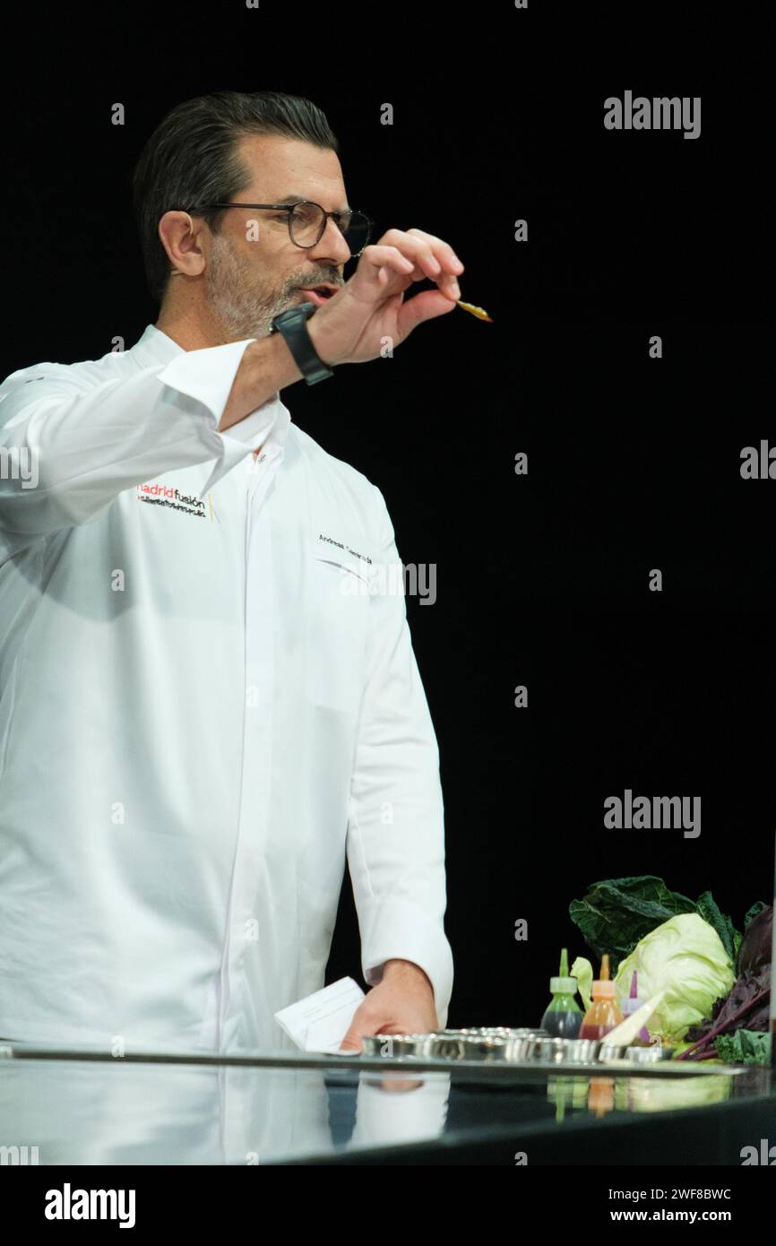 Swiss chef Andreas Caminada from Schloss Schauenstein during the ...