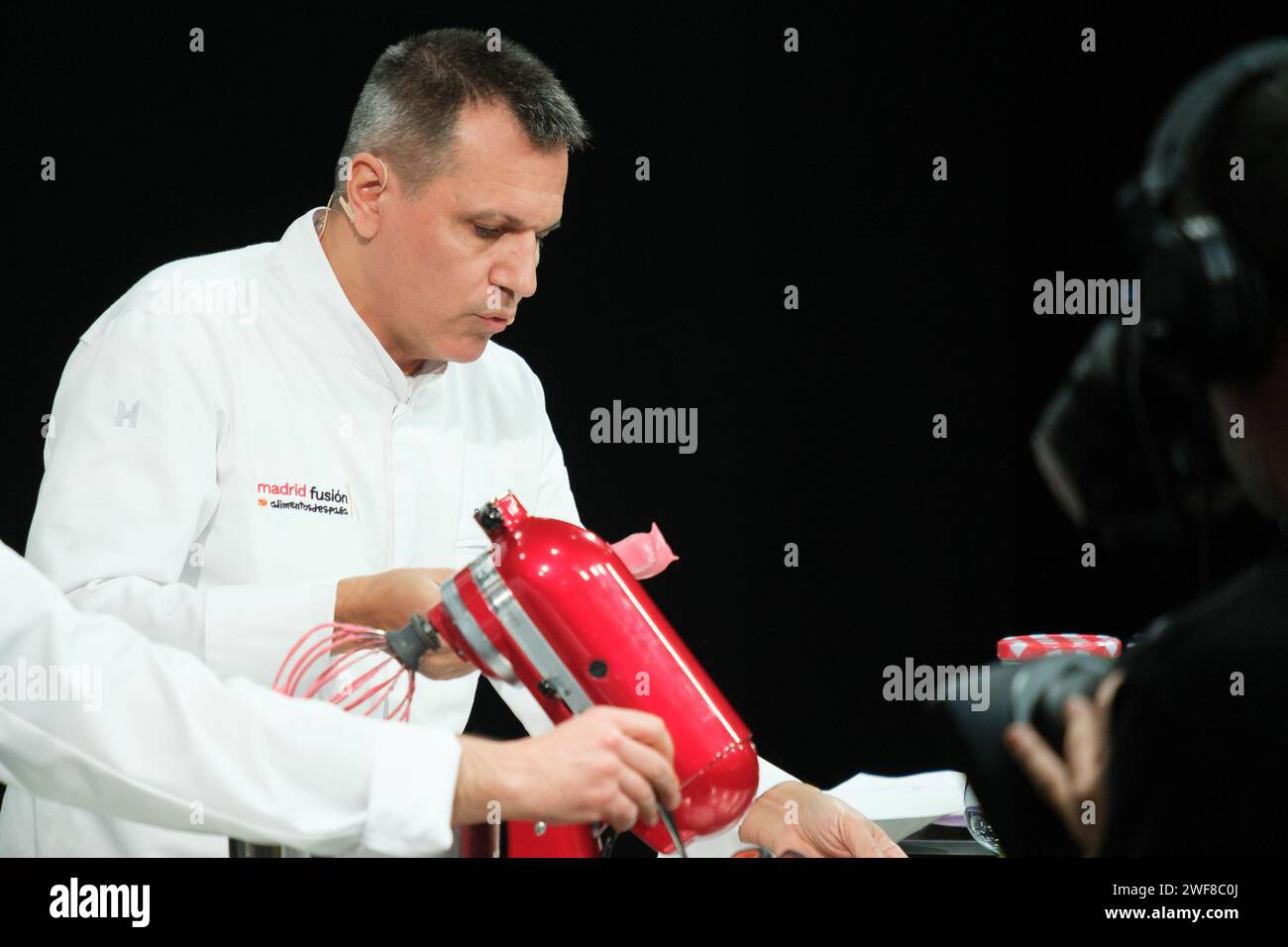 Spanish chef Oriol Castro from Enjoy during the edition of the Madrid ...
