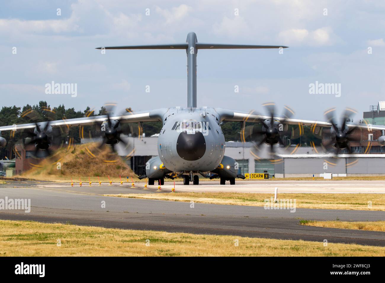 German Air Force Airbus A400M transport plane from LTG-62 leaving ...