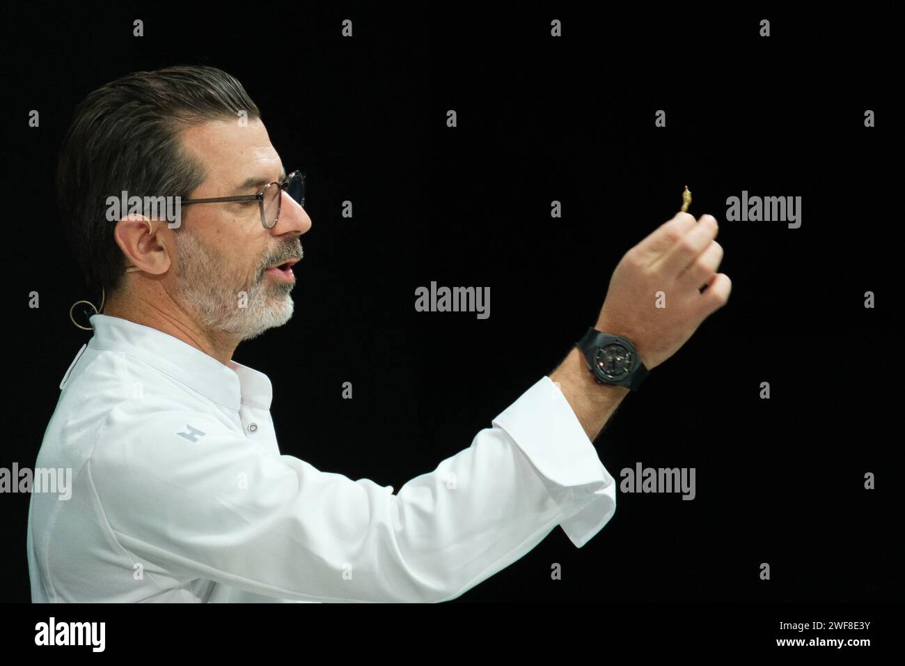 Madrid, Spain. 29th Jan, 2024. Swiss chef Andreas Caminada from Schloss ...