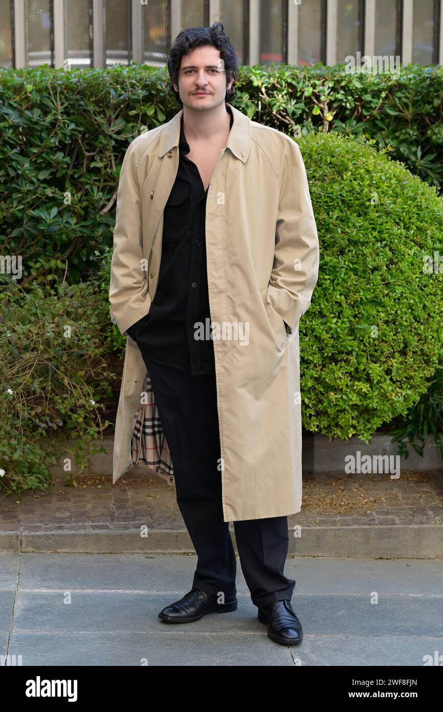 Amedeo Gullà attends the photocall of Rai tv series "Mameli" at Viale Mazzini. (Photo by Mario ...