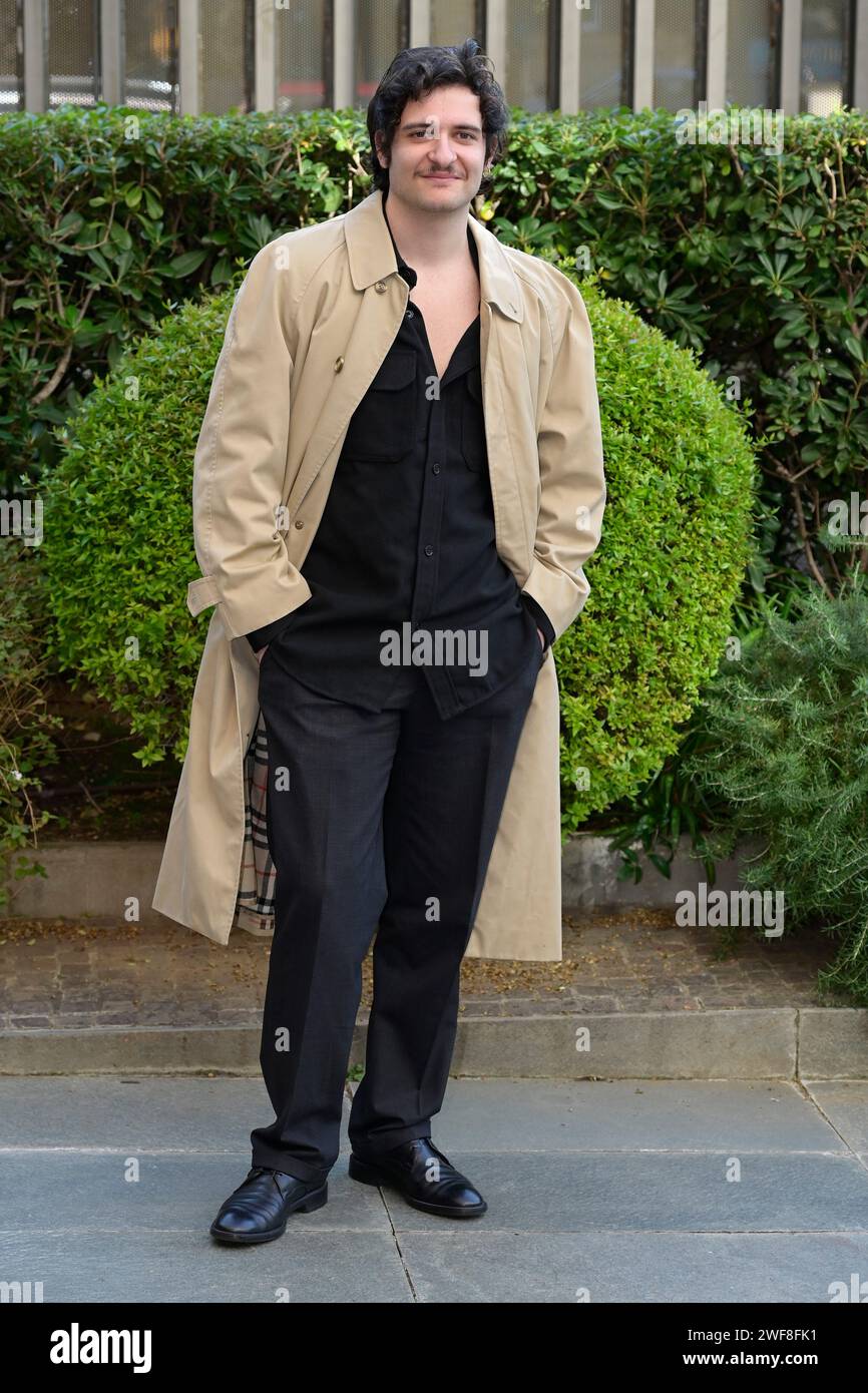 Amedeo Gullà attends the photocall of Rai tv series "Mameli" at Viale Mazzini. (Photo by Mario ...