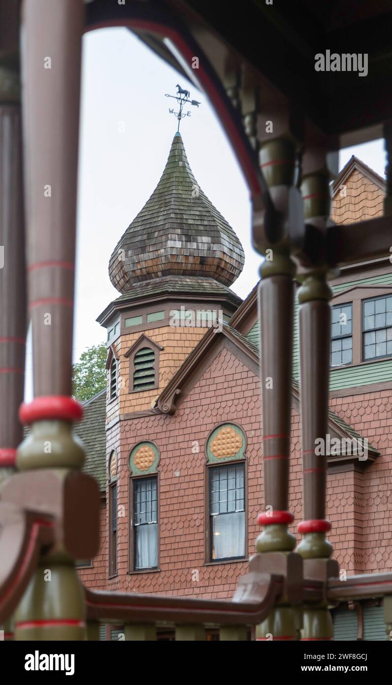 Muskegon, Michigan - The Charles Hackley house from the porch of the ...