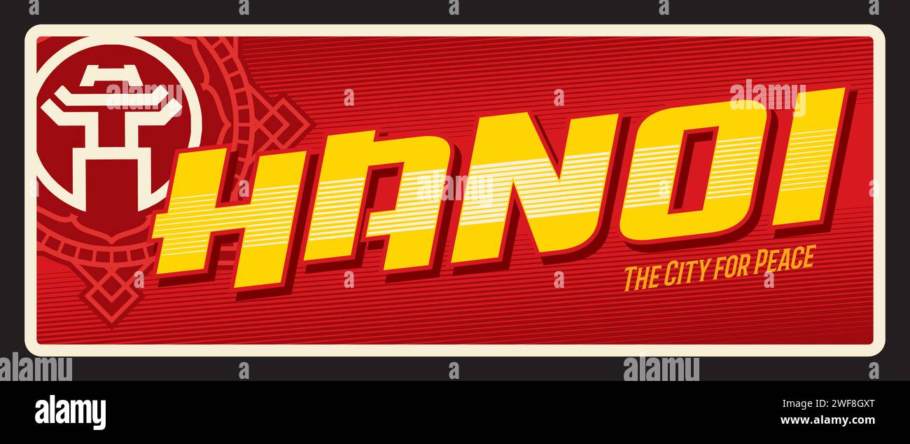 Hanoi welcome sign hi-res stock photography and images - Alamy