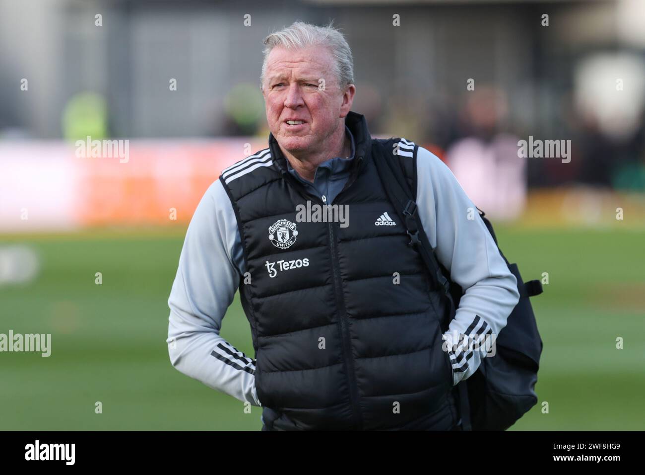 Newport, UK. 28th Jan, 2024. Manchester United Assistant Manager Steve ...