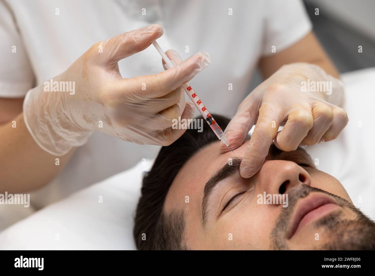 Face jnjections hi-res stock photography and images - Alamy