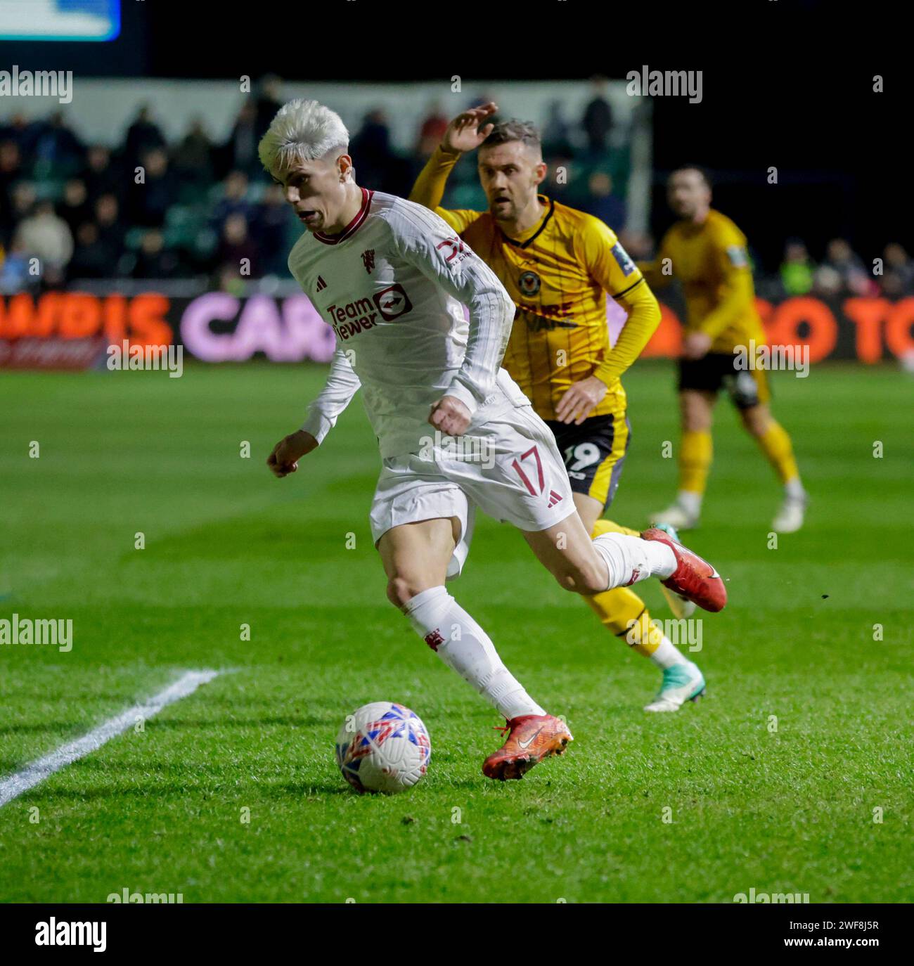 Rodney Parade, Newport, UK. 28th Jan, 2024. FA Cup Fourth Round ...