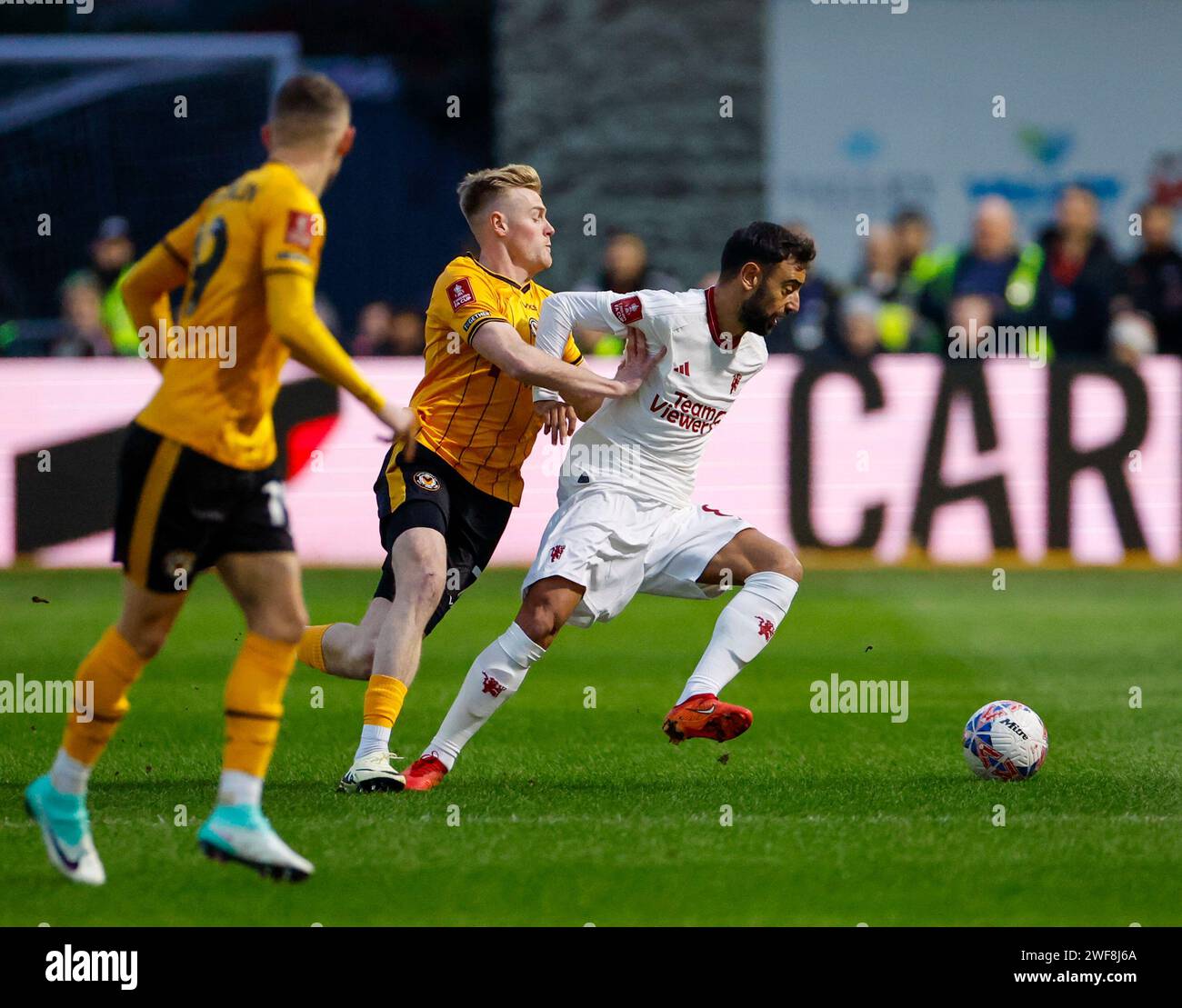Rodney Parade, Newport, UK. 28th Jan, 2024. FA Cup Fourth Round ...