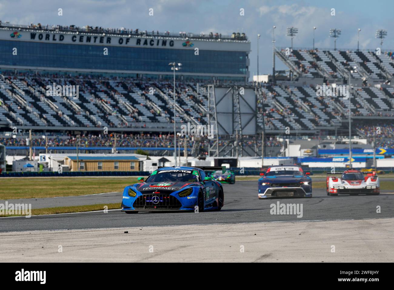 DAYTONA, FL - JANUARY 28: The #57 Winward Racing Mercedes AMG GT3 of ...