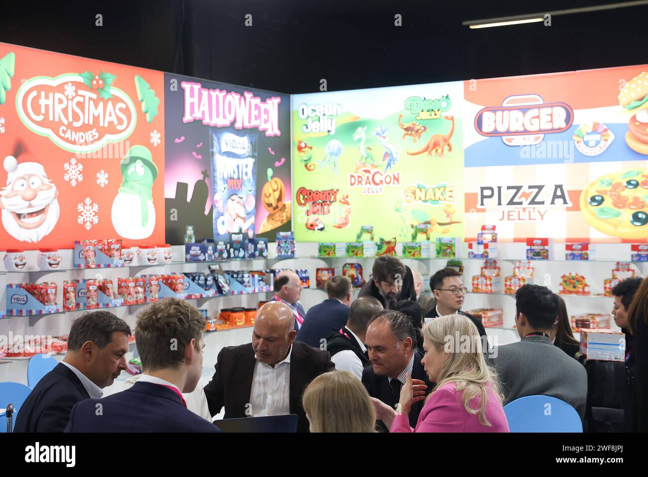 Koeln ISM, die weltweit groesste Messe fuer Sueßwaren und Snacks in Koeln, 29.01.24, ISM, die ...