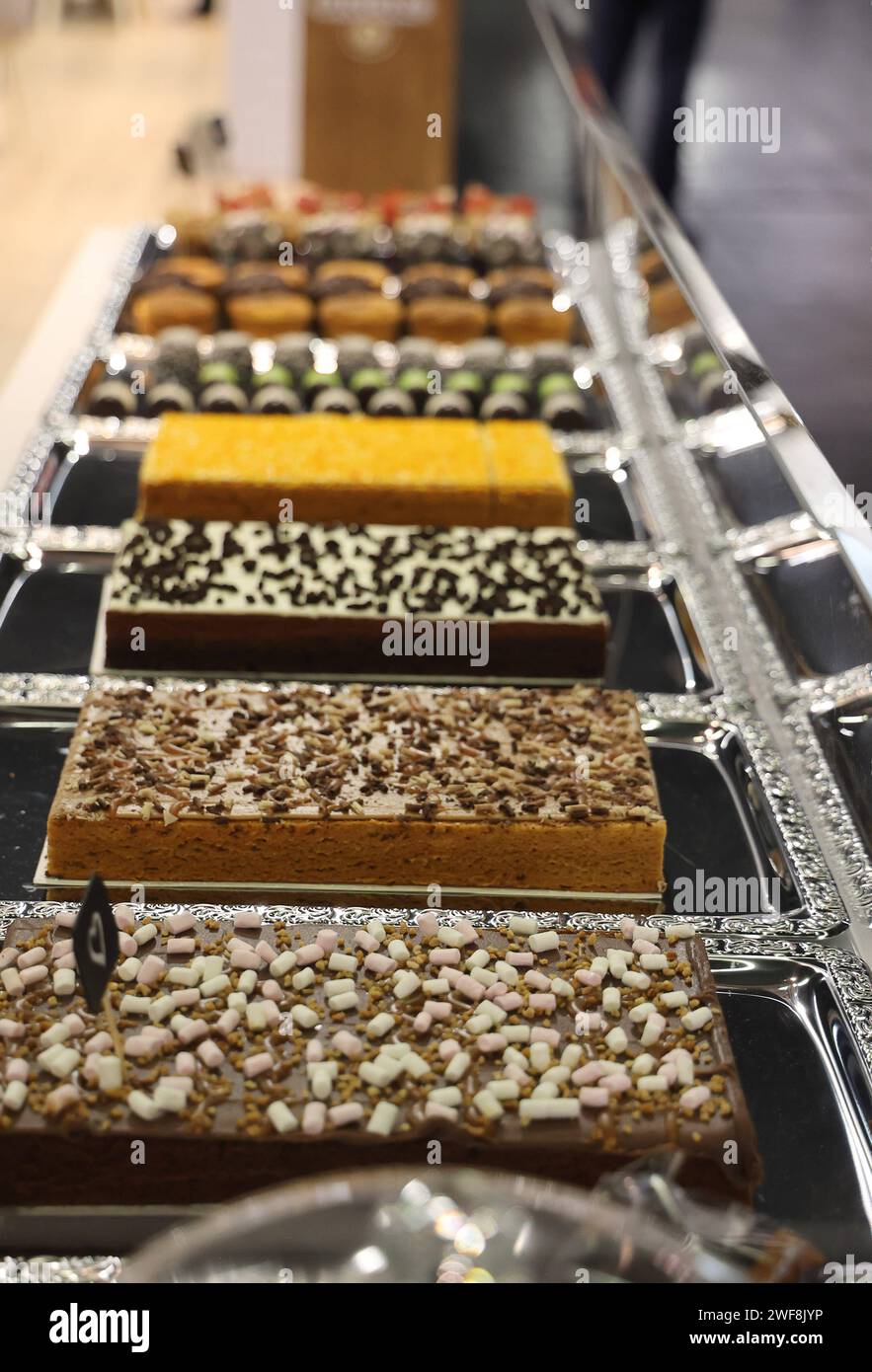 Koeln ISM, die weltweit groesste Messe fuer Sueßwaren und Snacks in Koeln, 29.01.24, ISM, die ...