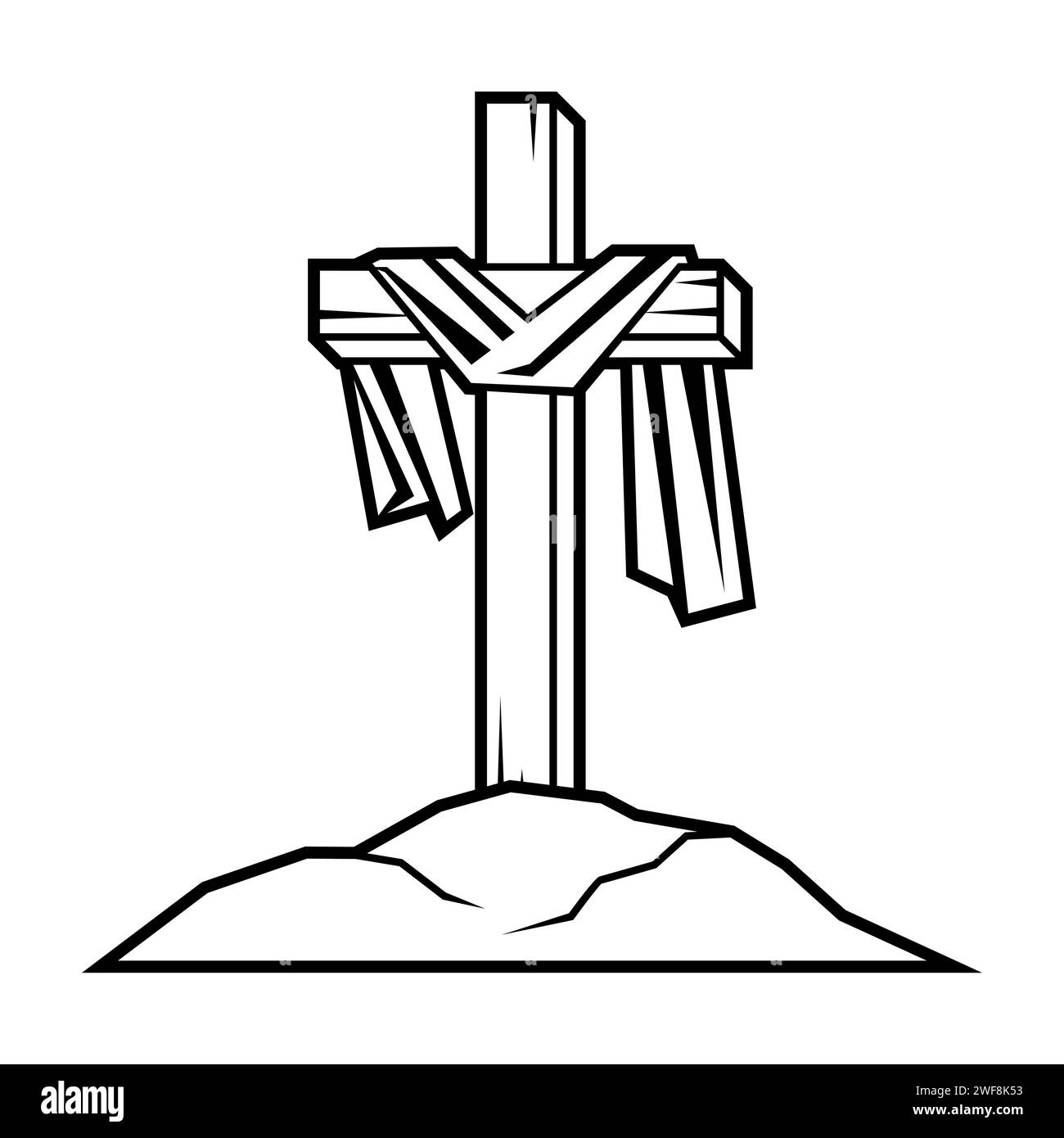 The shroud of christ Black and White Stock Photos & Images - Alamy