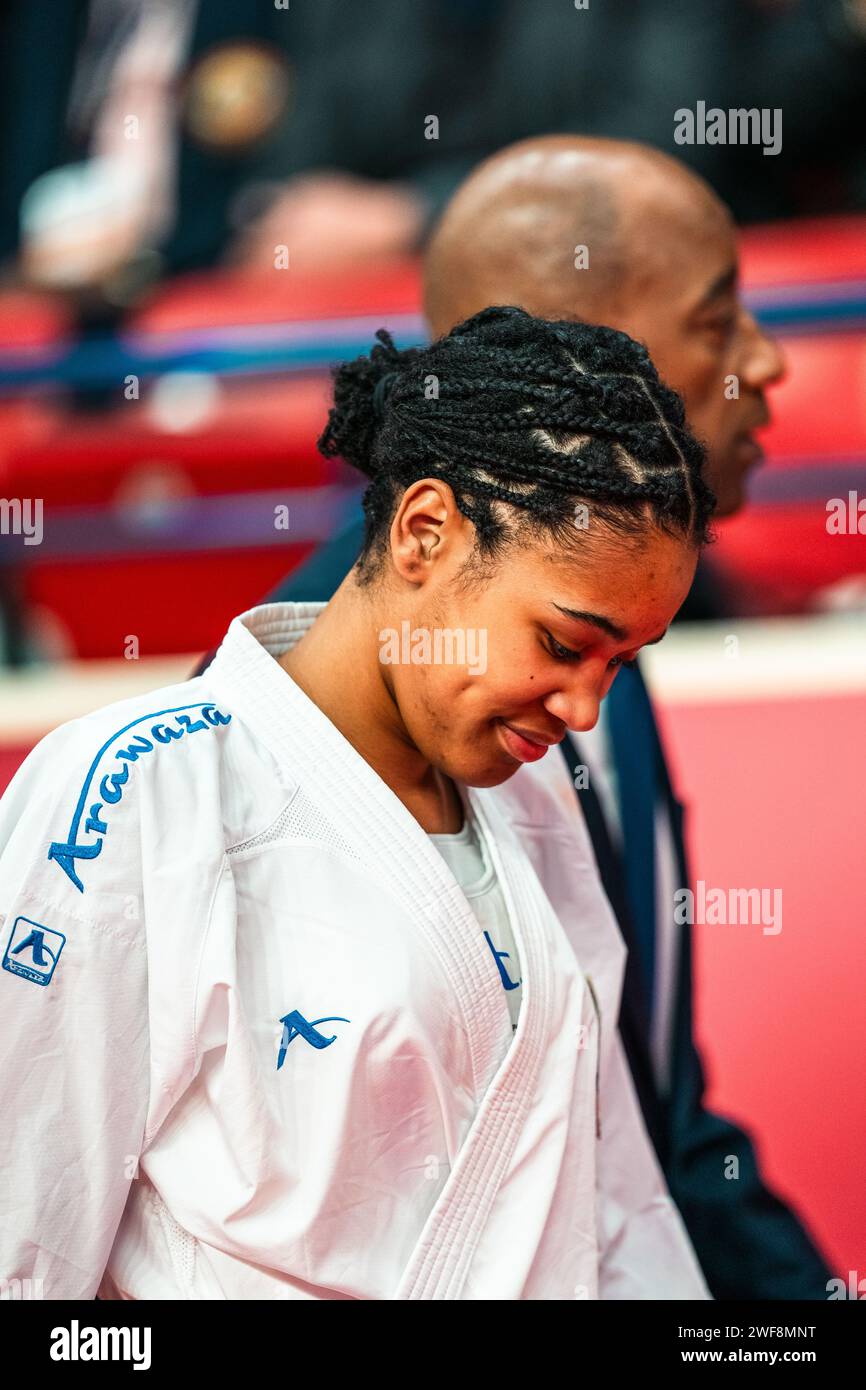 Rochelle WALTERS of England, Female Kumite 68 Kg Final, during the ...