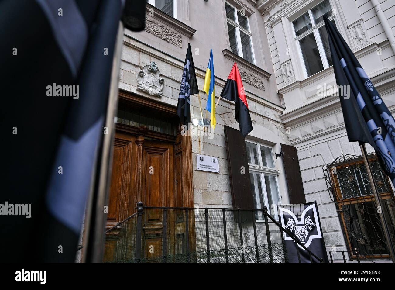 Non Exclusive: LVIV, UKRAINE - JANUARY 26, 2024 - The first recruiting ...