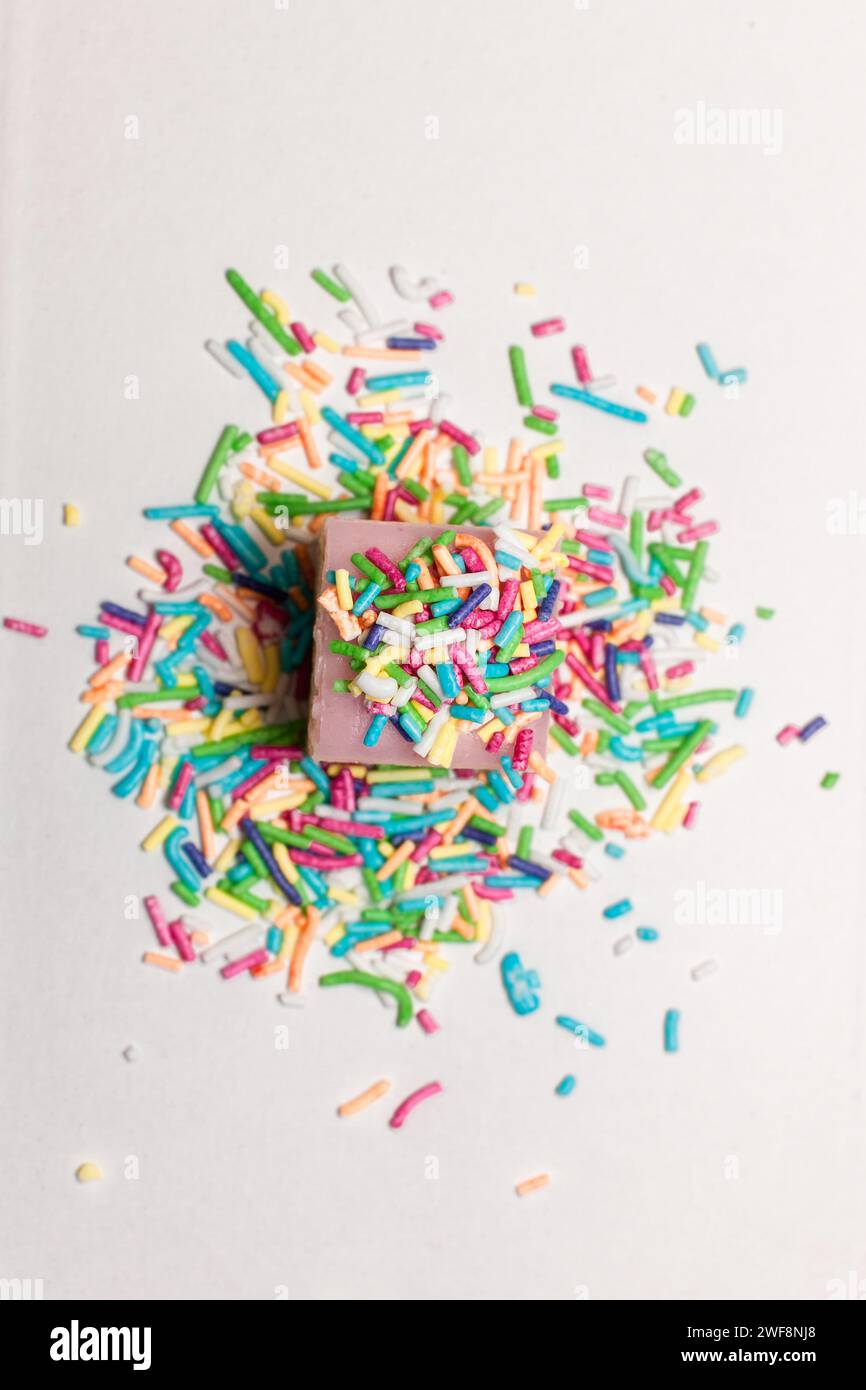 Green sprinkled texture hi-res stock photography and images - Alamy