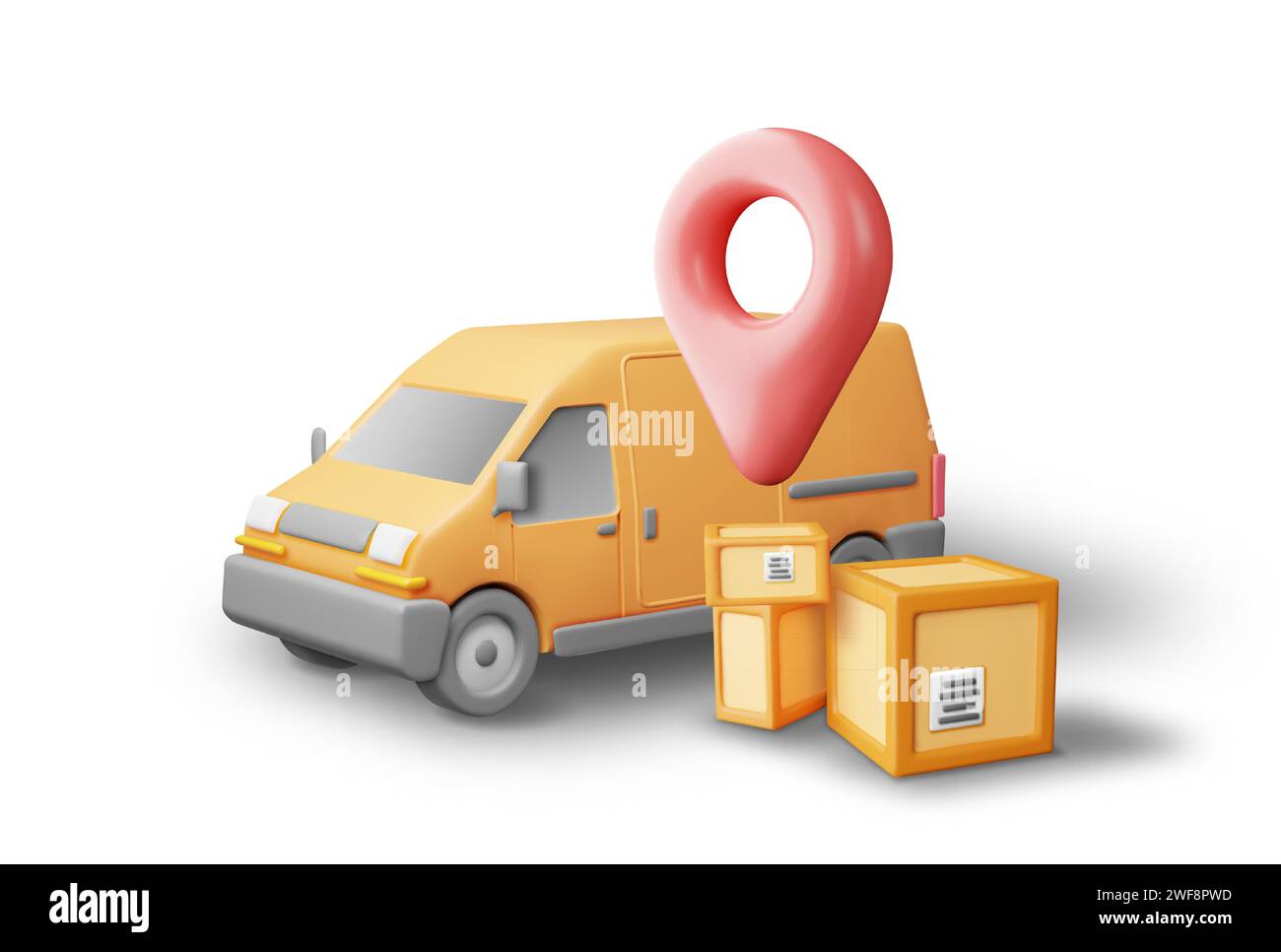 Removal boxes illustration Stock Vector Images - Alamy
