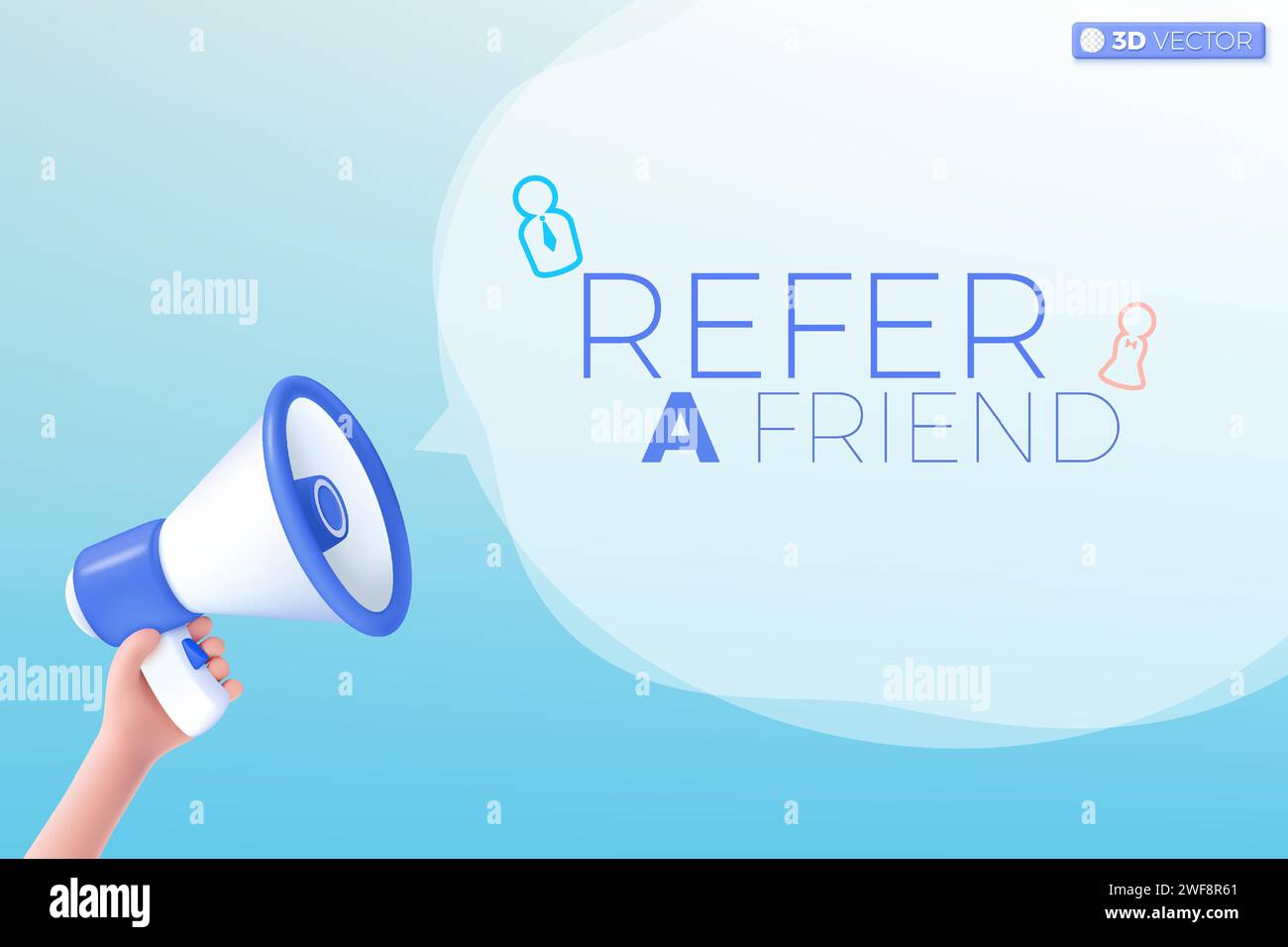 Friend vector vectors hi-res stock photography and images - Alamy