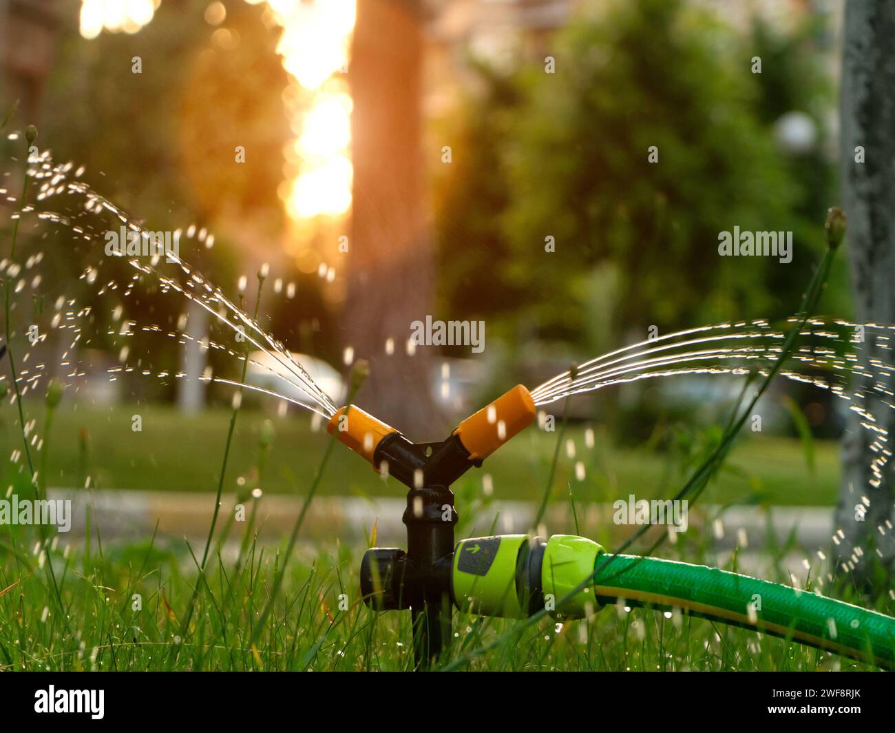 Automatic irrigation system hi-res stock photography and images - Alamy
