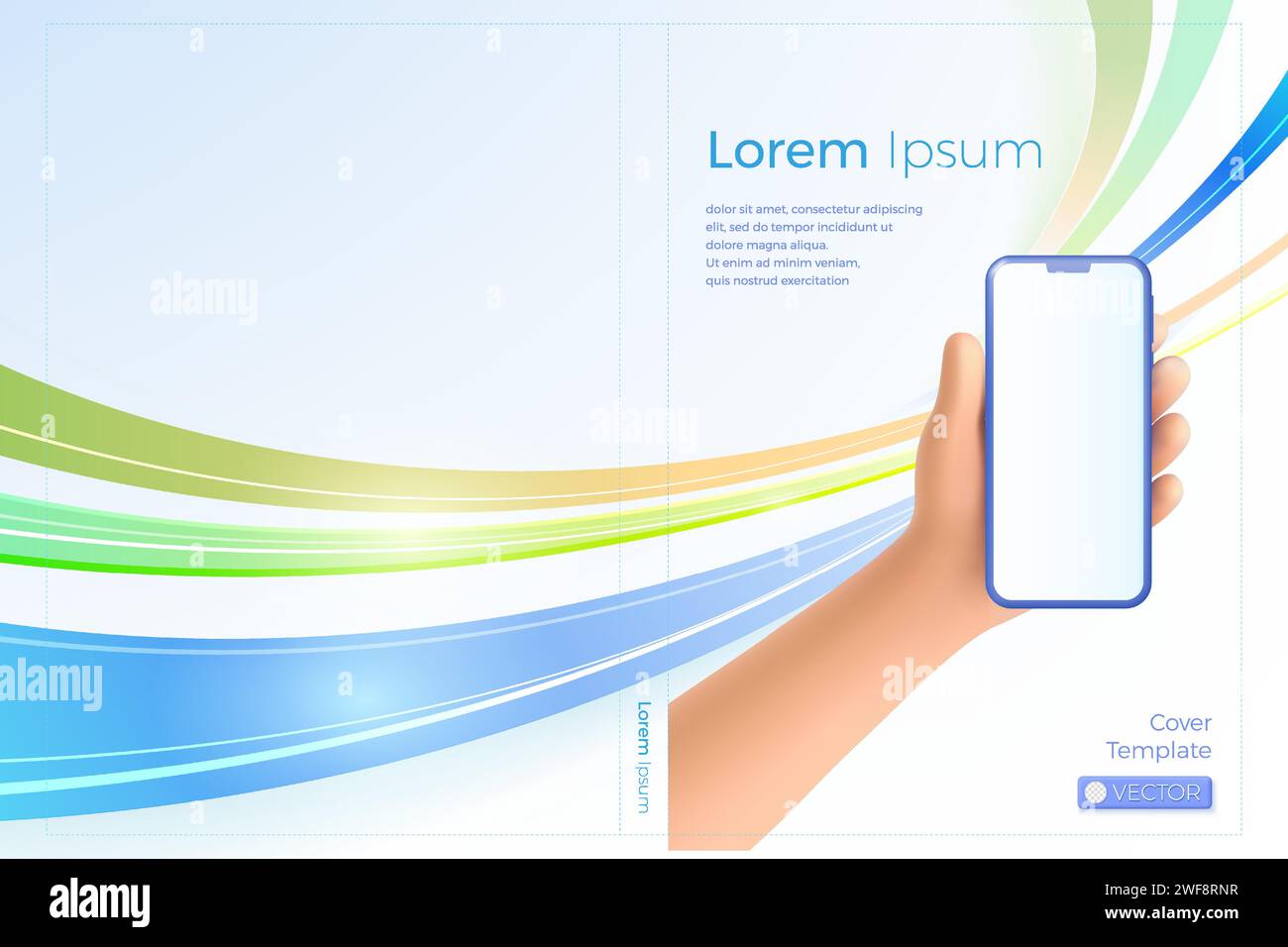 Abstract modern graphic geometric cover template. A4 size book for ...