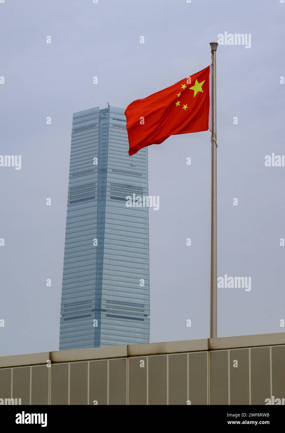 January 26, 2024, Hong Kong, Hong Kong Sar, China: The Chinese flag ...
