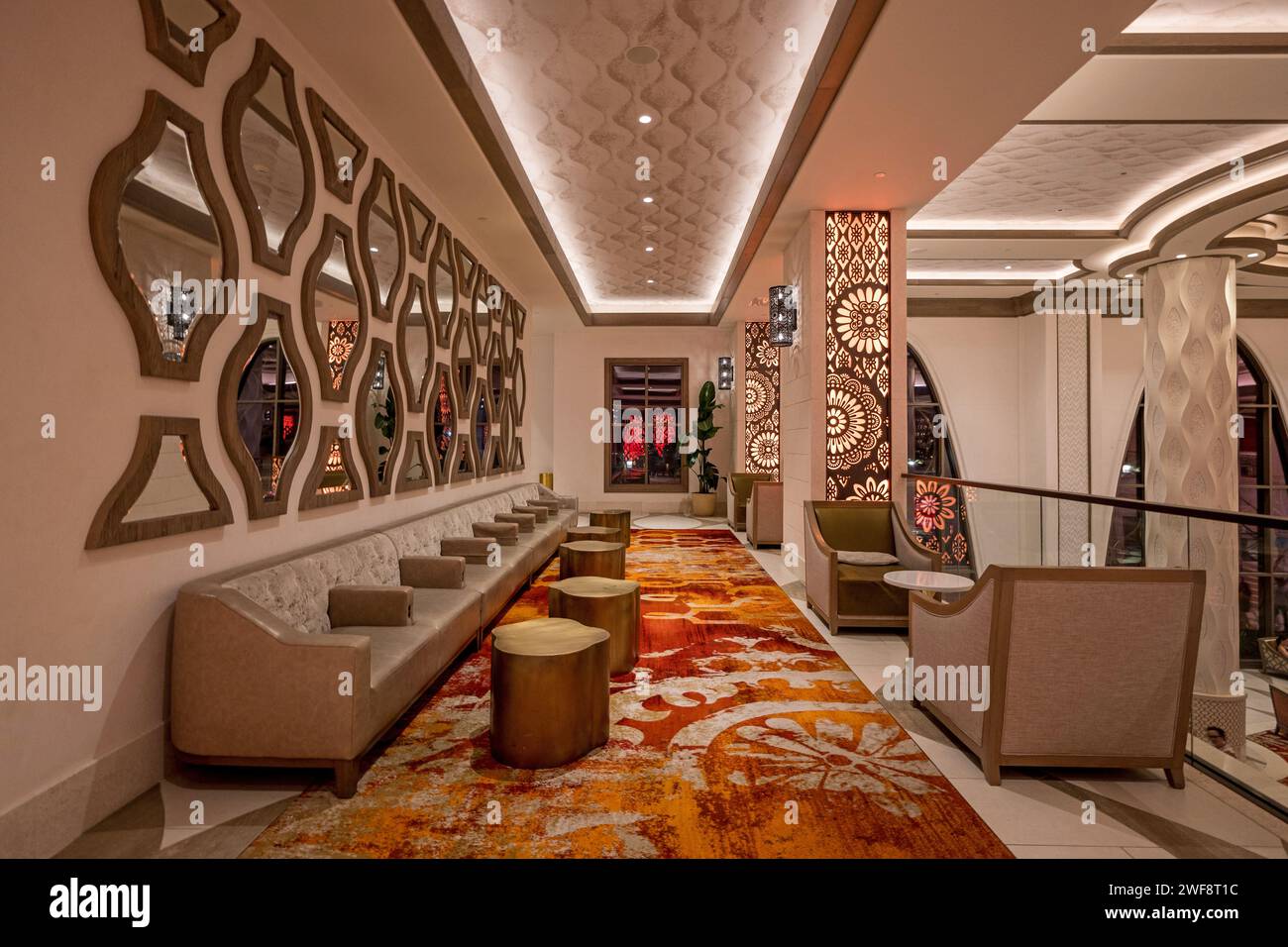 Lobby seating area Stock Photo - Alamy