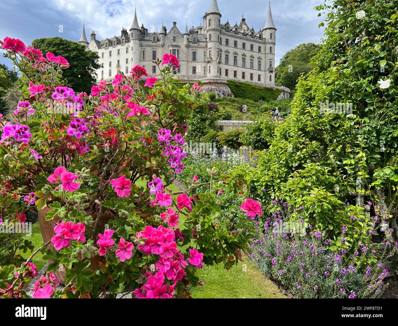 The Dunrobin Castle & Gardens in Scotland Stock Photo - Alamy