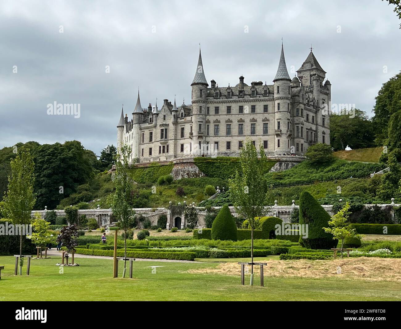 The Dunrobin Castle & Gardens in Scotland Stock Photo - Alamy