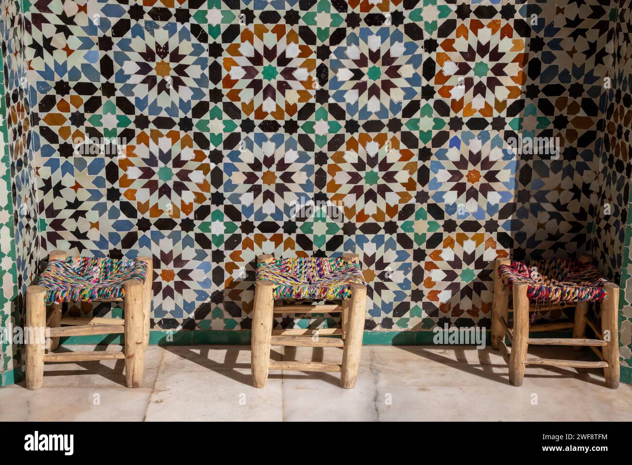 Morocco Marrakech Marrakesh medina medersa Madrassa Ali Ben Youssef ...