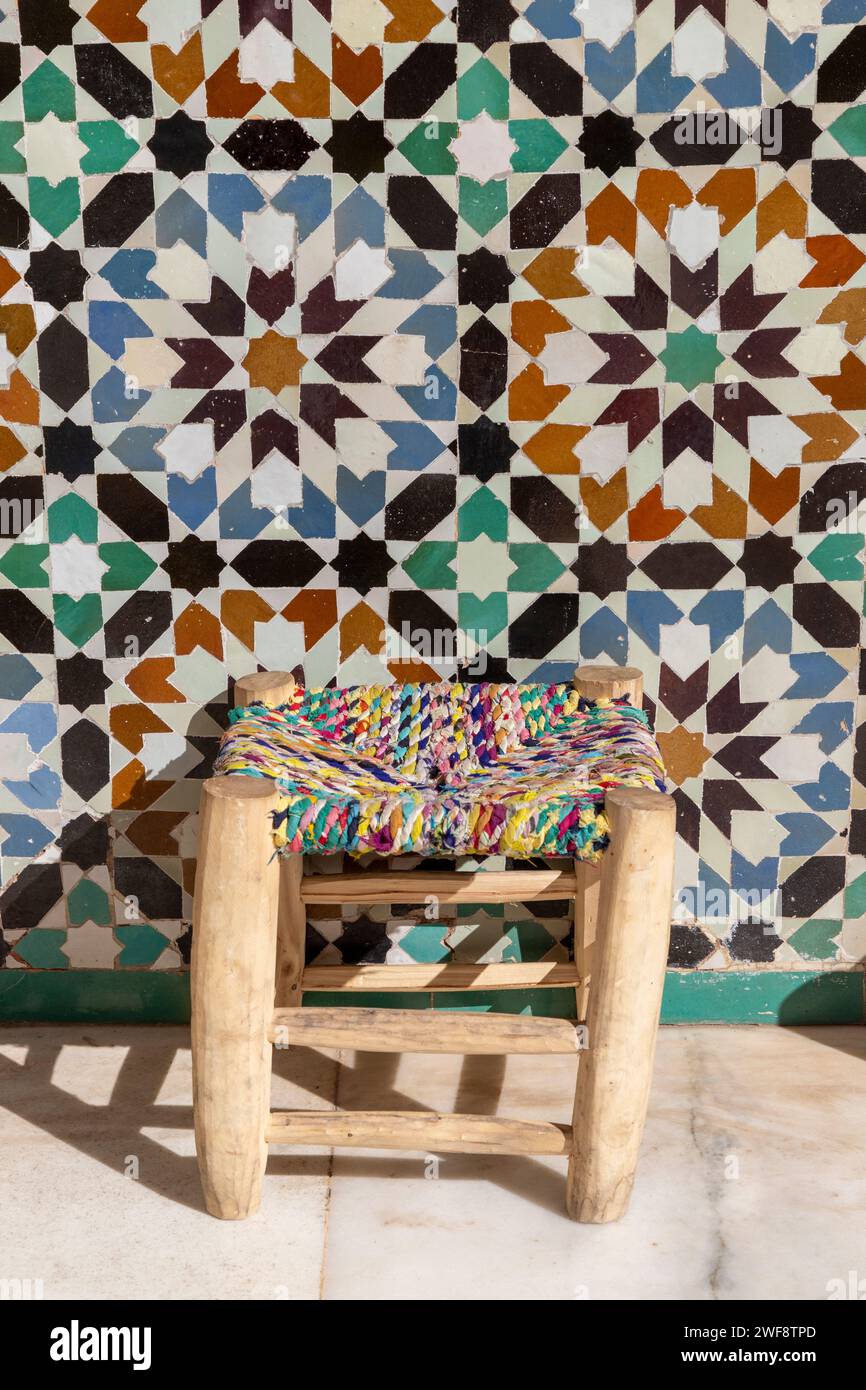 Morocco Marrakech Marrakesh medina medersa Madrassa Ali Ben Youssef ...