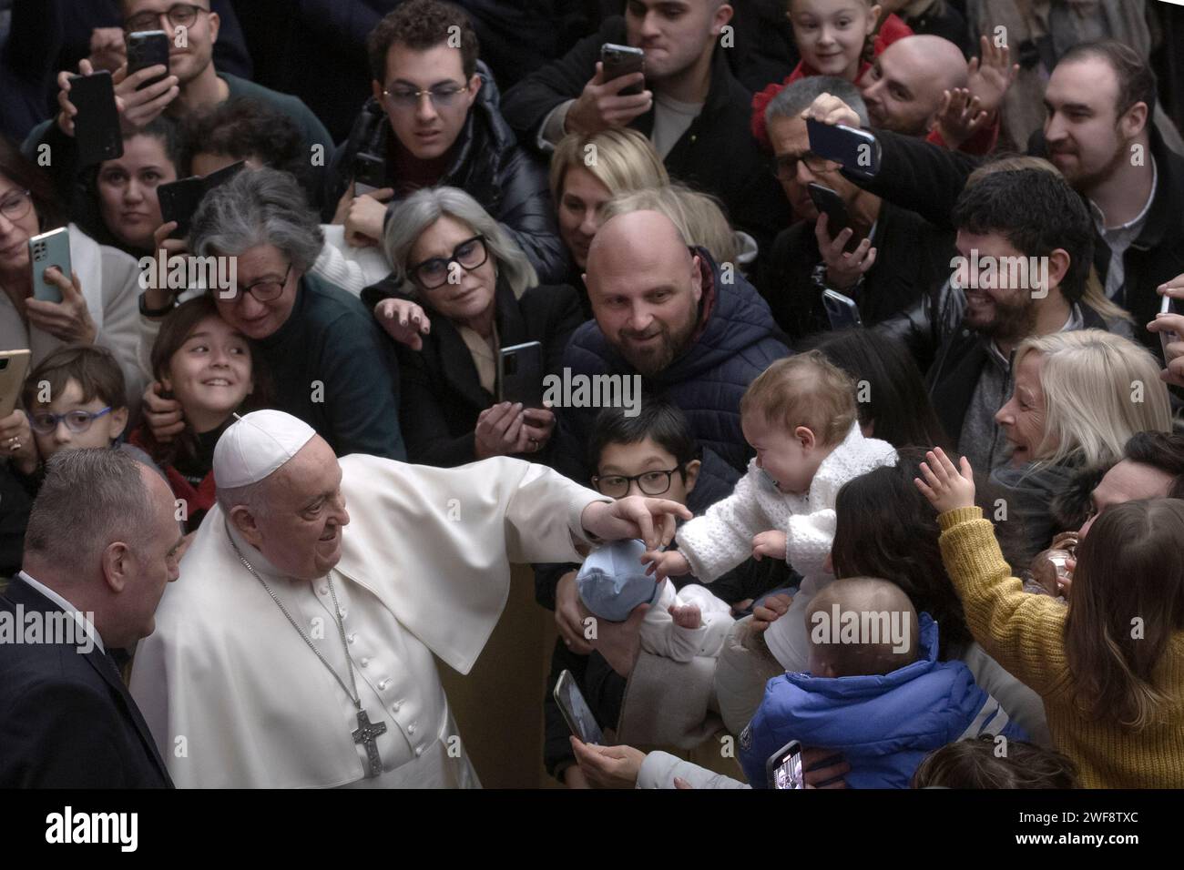 Vaticab City, Vatican, 29 January 2024. Pope Francis meets with ...