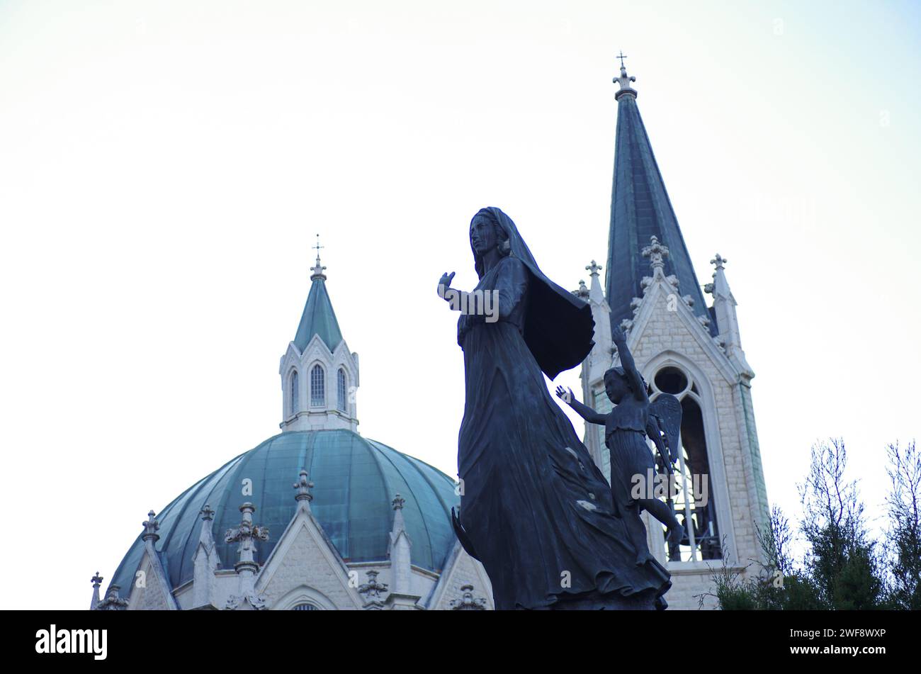 Castelpetroso - Molise - Basilica dell'Addolorata - Statue of the ...